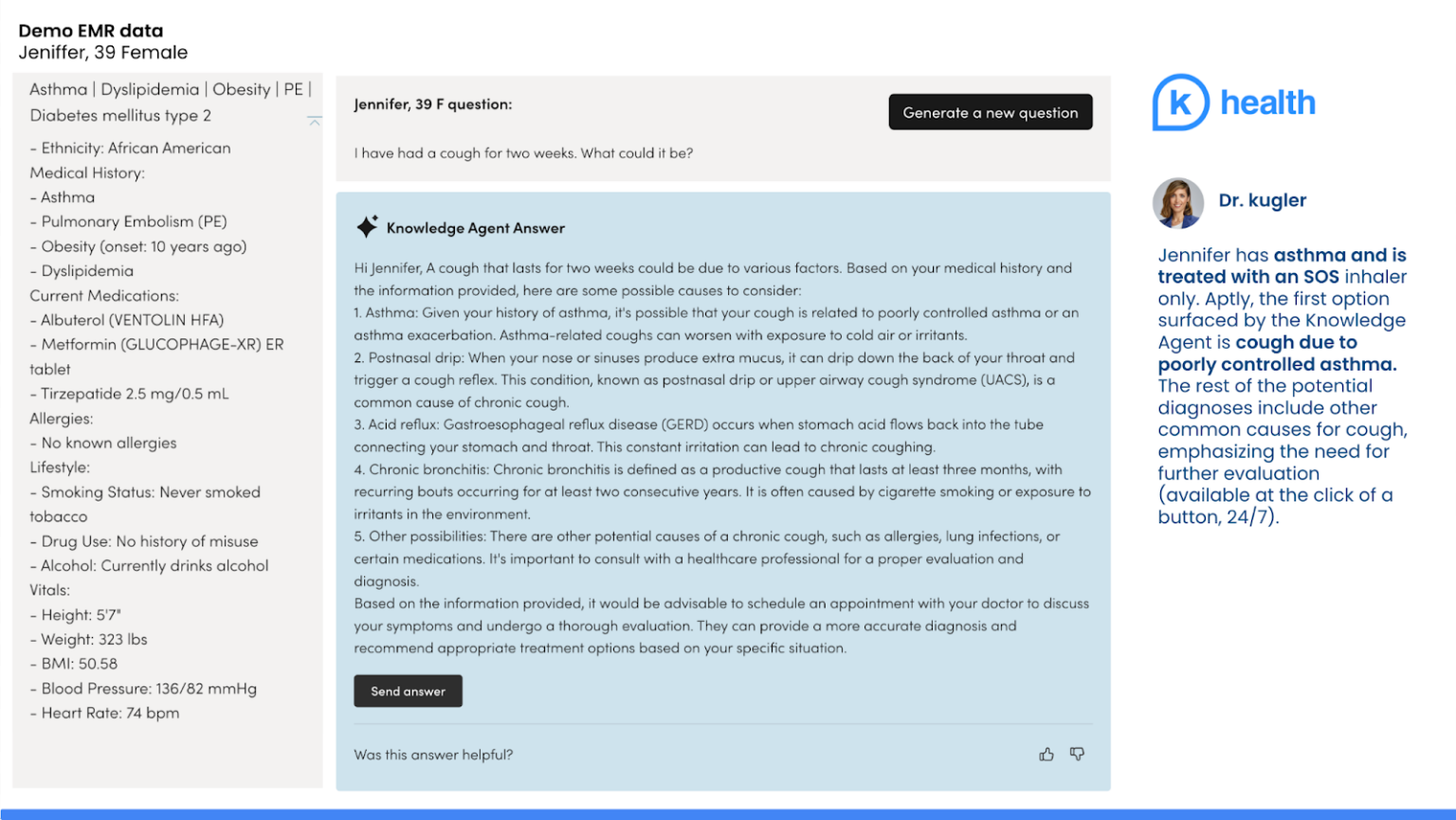 Introducing the First Intelligent AI Knowledge Agent in Healthcare, Using Patients’ Medical ...